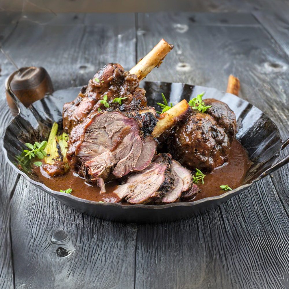 Agneau grillé et sauce mole