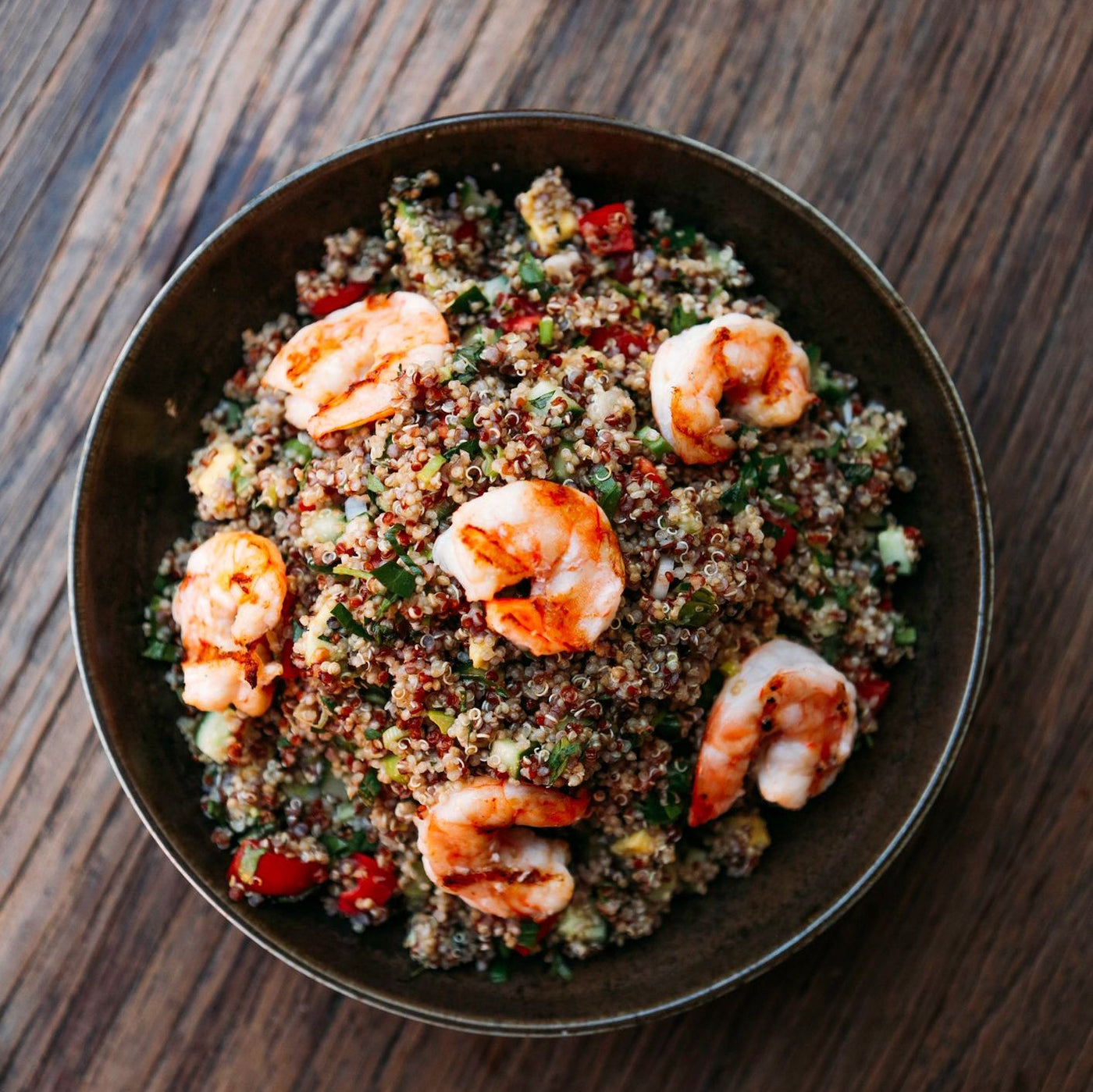 Crevettes au citron et quinoa | Jonathan Garnier