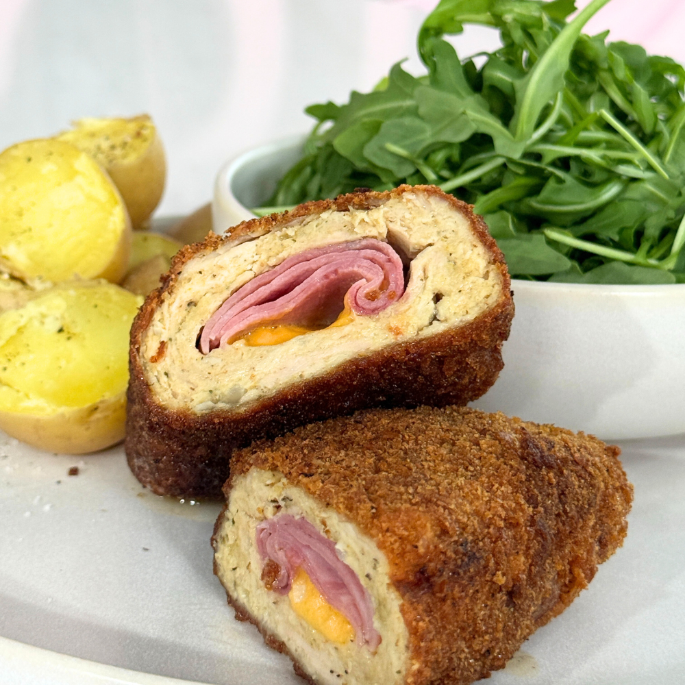 Cordon bleu de poulet haché