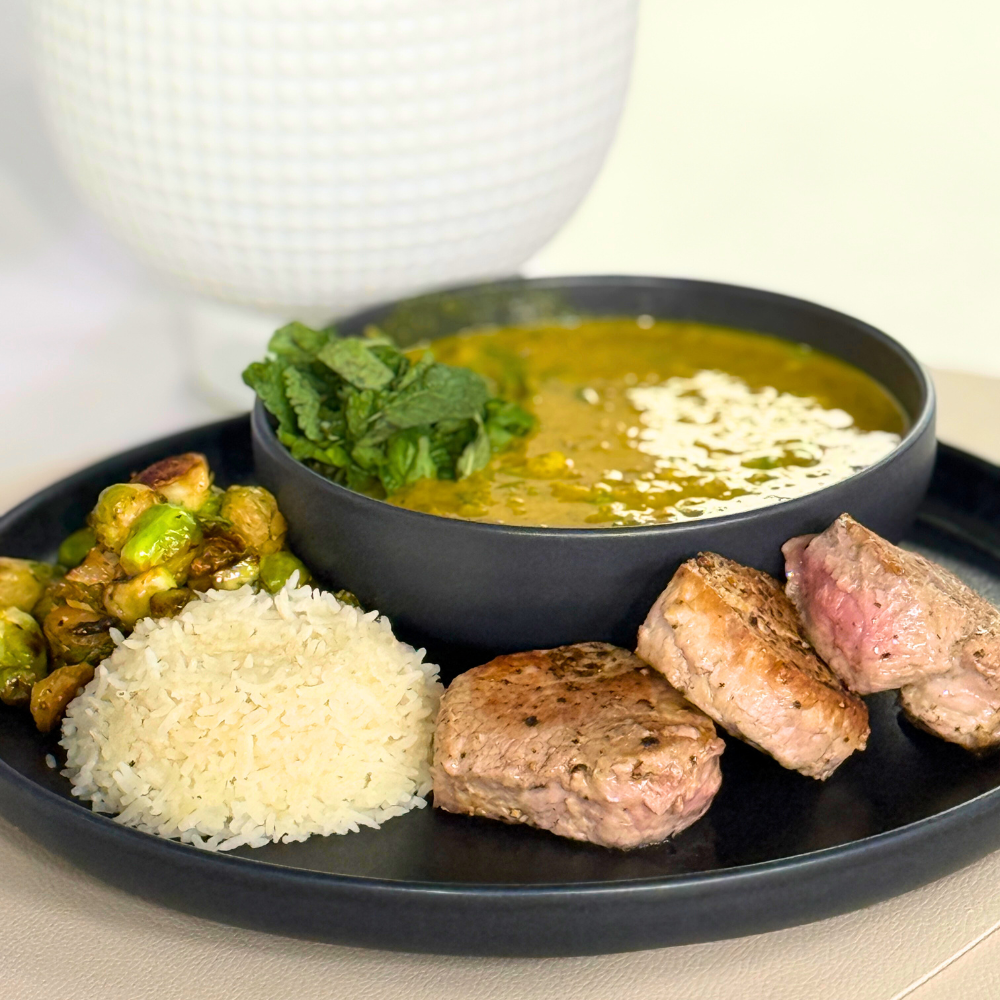 Filet de porc au cari coco