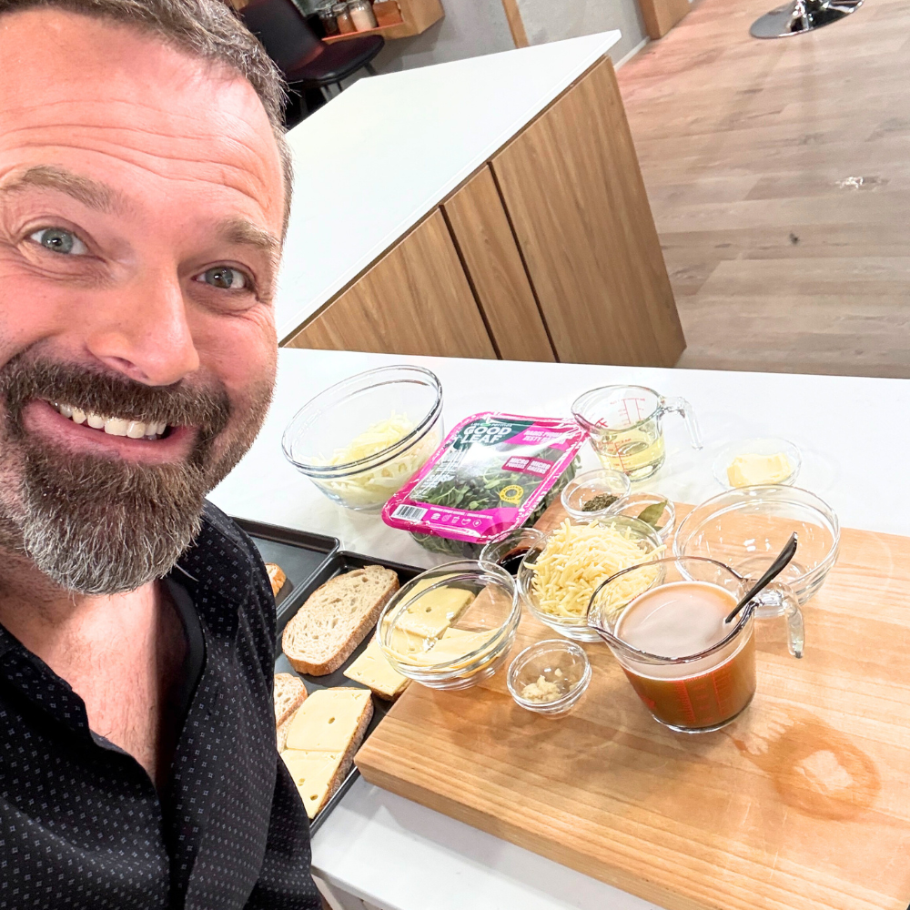 Grilled Cheese French Onion Soup | Jonathan Garnier